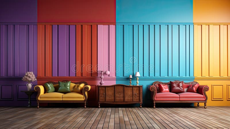 Elegant Decoration with Gradient Rainbow and Pastel Colors. Stock ...