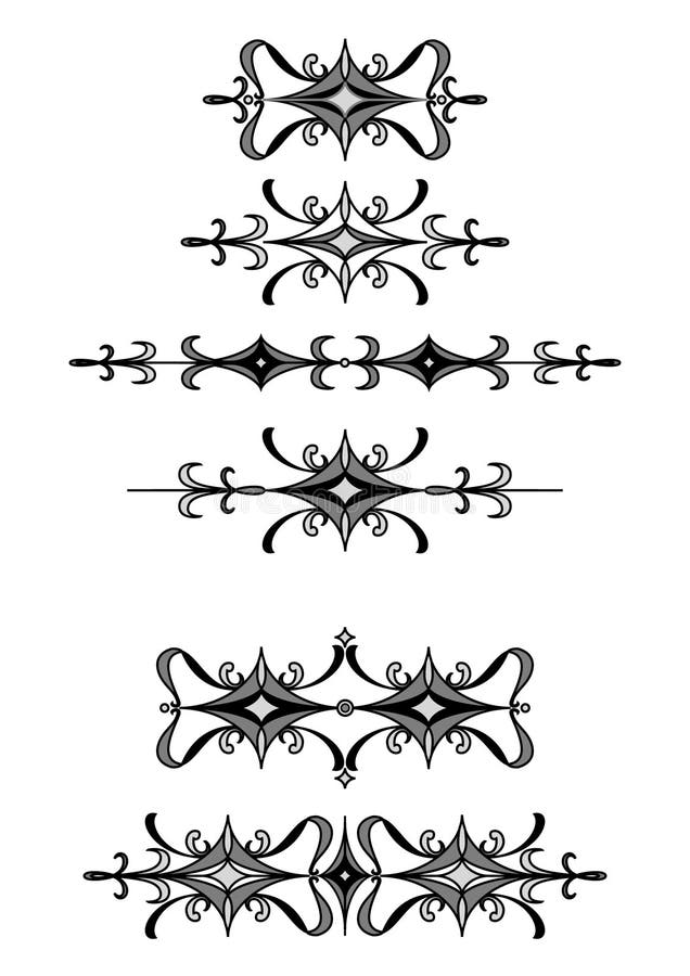 Gothic Dividers Stock Illustrations – 132 Gothic Dividers Stock ...