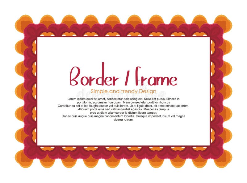 Simple Decorative Border Vector