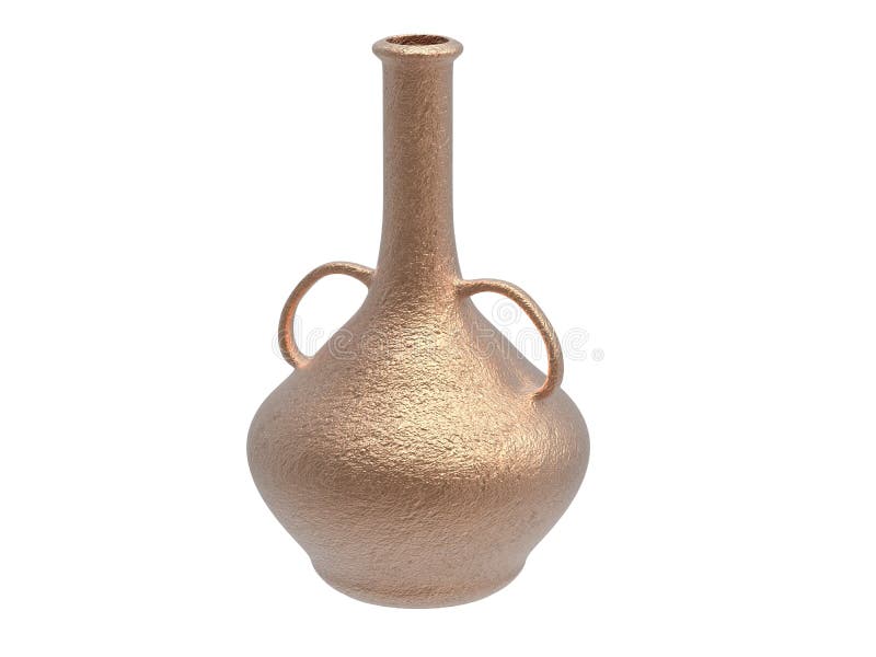 Elegant Decorative Jar with Two Handles Stock Illustration ...