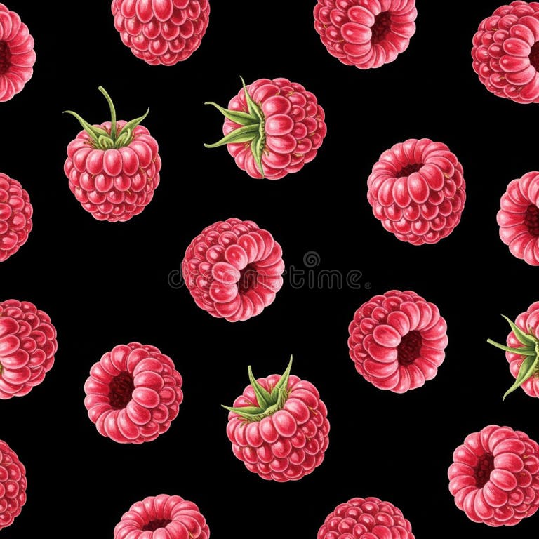 Artistic Raspberry Pattern Stock Illustrations – 1,517 Artistic ...