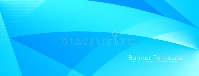 Elegant Decorative Wave Style Business Banner Design Stock Vector ...