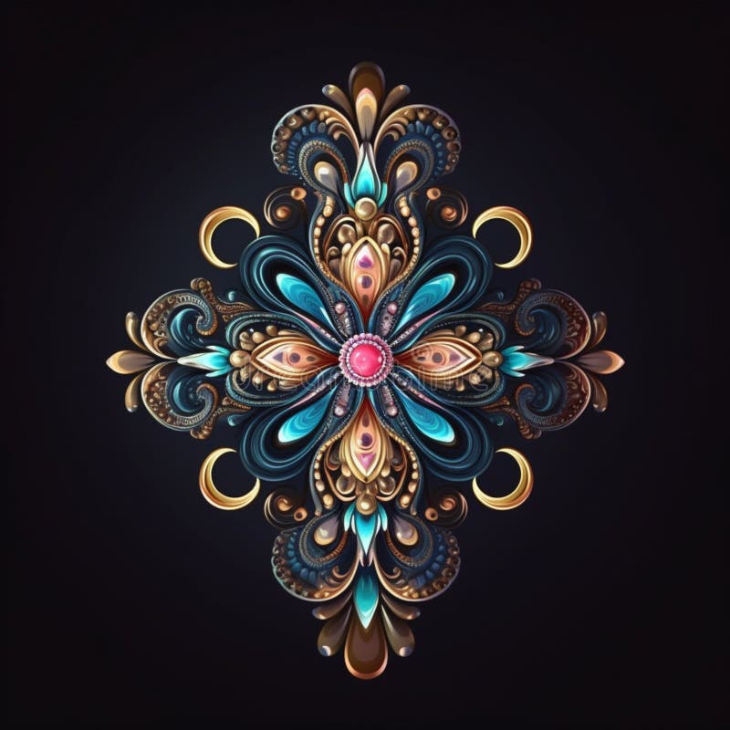 Elegant Design of an Beautiful Elemen Generative AI Stock Illustration ...