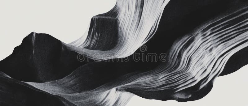 Elegant Design of Fine Black Ink Lines with Delicate Patterns on a ...