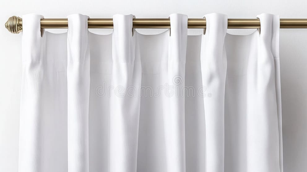 The Elegant Design and Functionality of a Sturdy Curtain Rod with ...