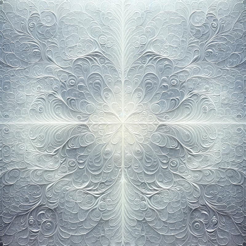Intricate Abstract Frost Pattern Background, AI Generated Stock ...