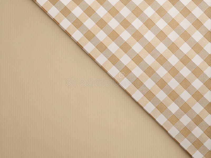 Elegant Diagonal White Checkered Pattern on a Beige Background with ...