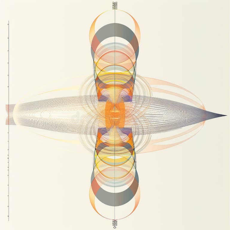 Elegant Diagram of the Double Slit Experiment Stock Photo - Image of ...