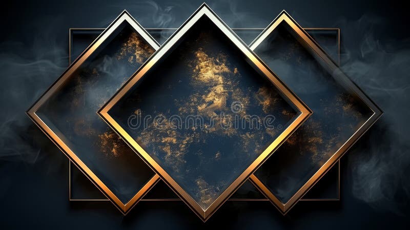 Elegant Diamond Frames with a Smoke Effect Create Allure Stock ...