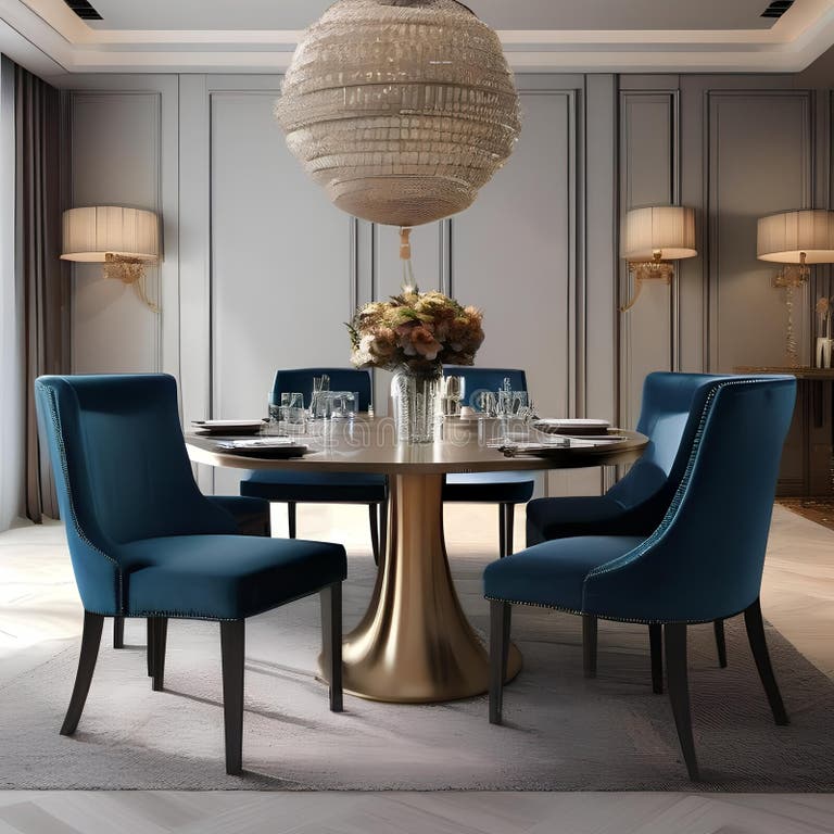 An Elegant Dining Table Set for a Fine Dining Experience3 Stock Photo ...