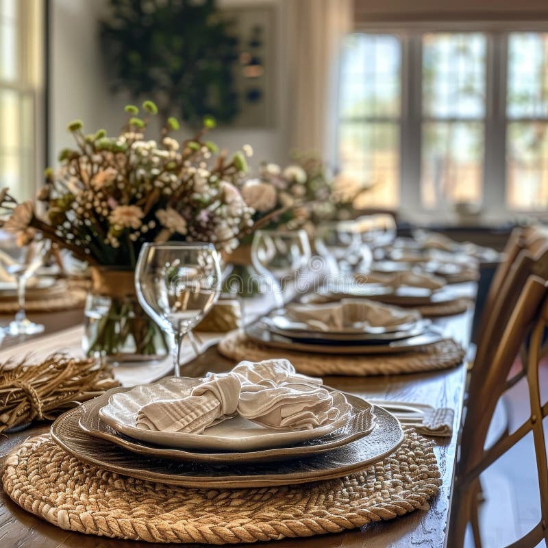 Romantic Evening. Elegant Dining Table Setting of Restaurant Stock Image - Image of event ...