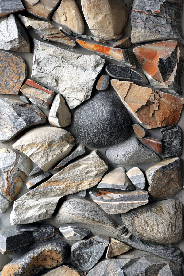 Elegant Display of Stone Surfaces, Turned into an Abstract and Textural ...