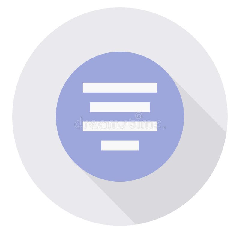 Elegant Document Icon for Enhanced Text Organization Stock Illustration ...