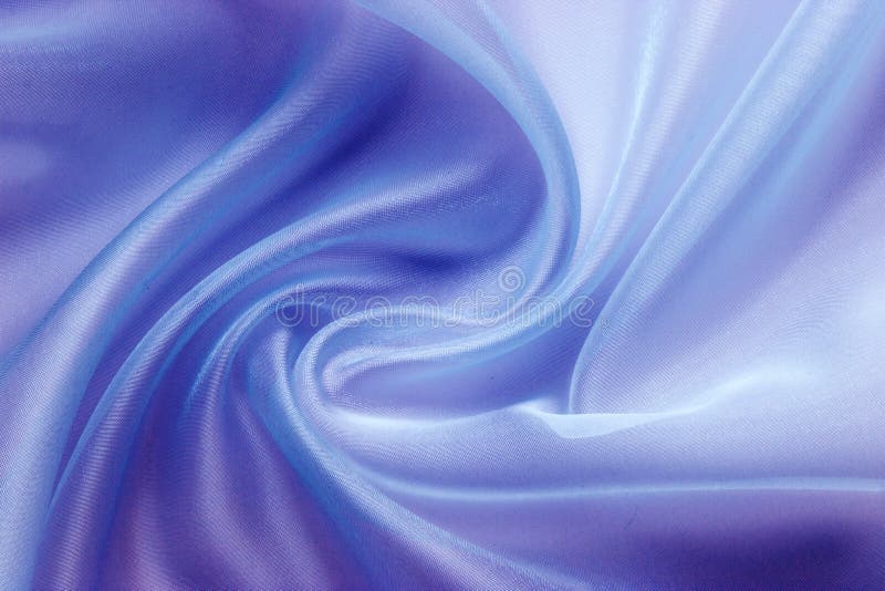 Elegant Drape Sheer Blue Fabric, Abstract Background Stock Photo ...