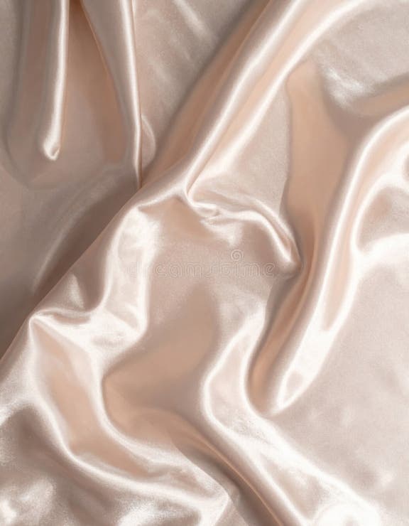 Elegant Draped Blush Silk Fabric Texture Stock Illustration ...