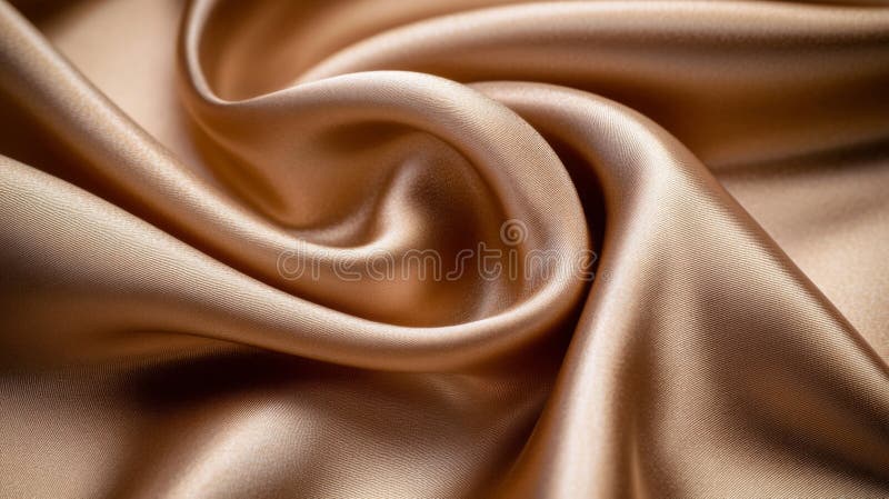 Elegant Draped Fabric Showing Subtle Texture and Warm Tones Stock ...