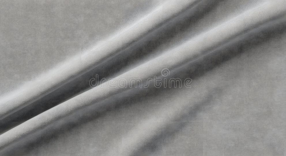 Elegant Draped Light Gray Fabric Texture Background Stock Illustration ...