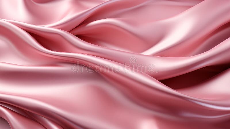 Elegant Draped Pink Silk Fabric Texture Stock Illustration ...
