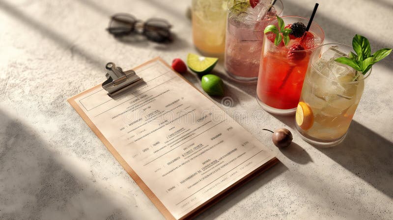 Refreshing Mocktail Selections Stock Photos - Free & Royalty-Free Stock ...