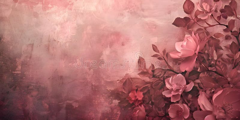 Elegant Dusty Rose Vintage Texture Background, Retro Dusty Rose ...