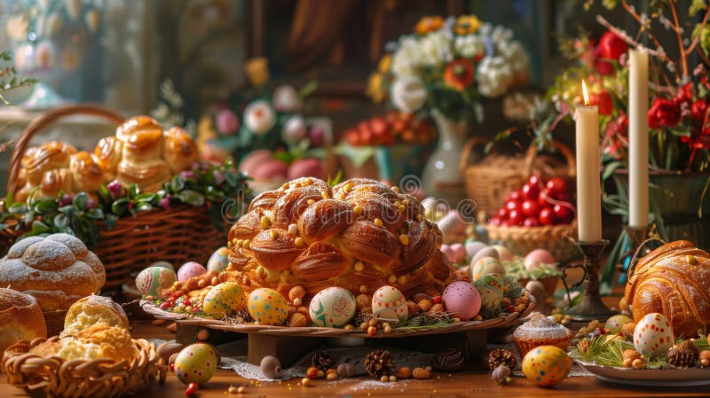 Elegant Easter Table Setting Ideas Stock Image - Image of classic ...