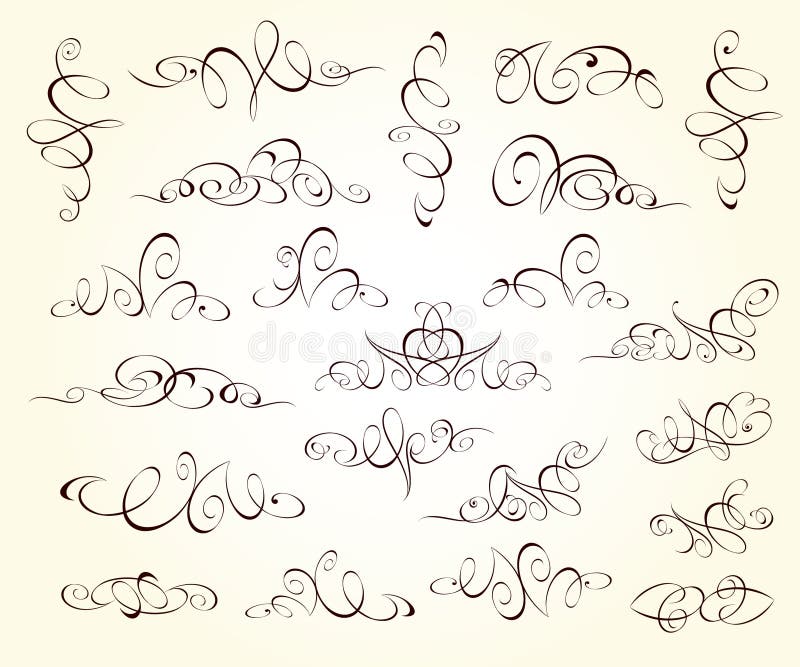 Elegant Elements of Design.Place for Text Stock Vector - Illustration ...