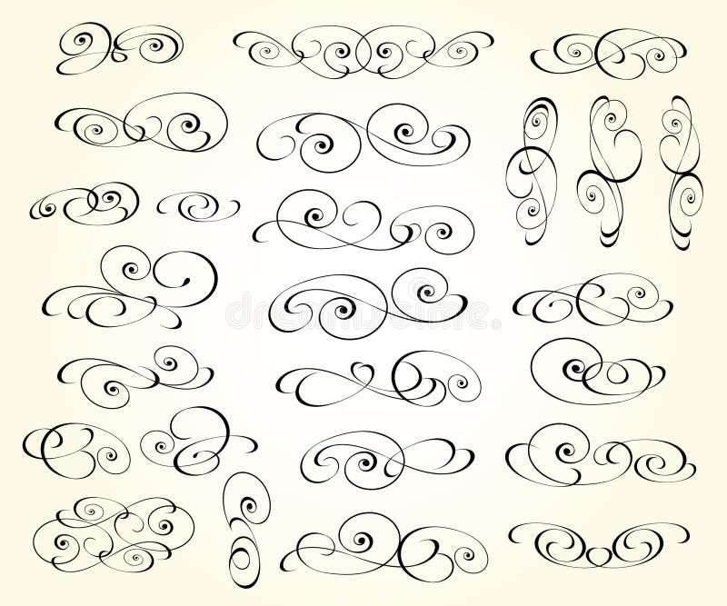 Elegant Elements of Design.for Your Projects.Vector Illustration Stock ...