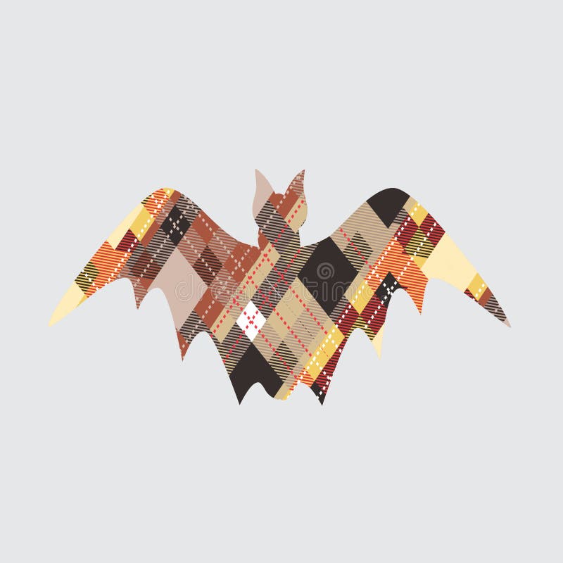 Elegant Embroidered Bat Shape Logo and Icon Stock Vector - Illustration ...
