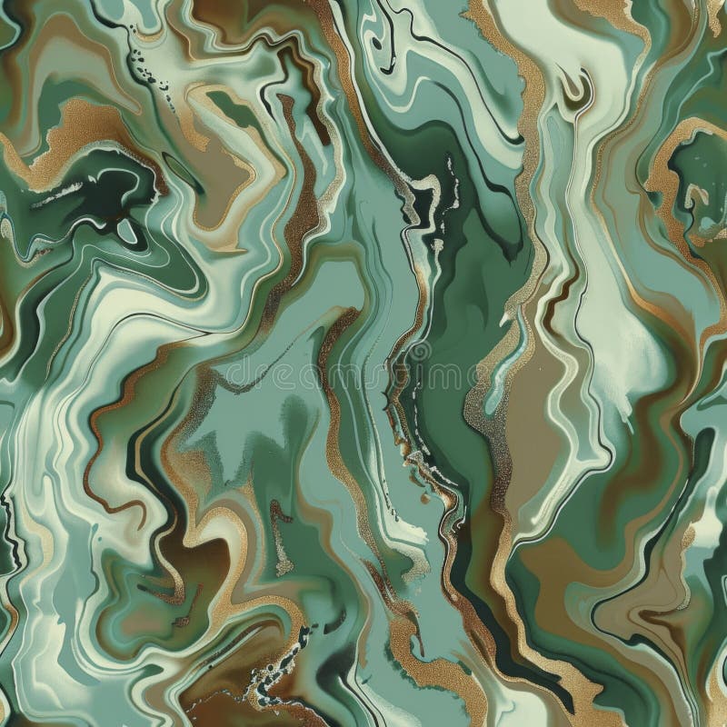 Elegant Emerald and Gold Marble Texture Abstract Background Stock Image ...