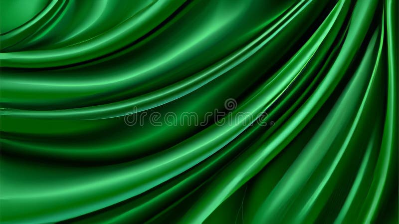 An Elegant Emerald Green Backdrop with a Silky Smooth Surface and ...