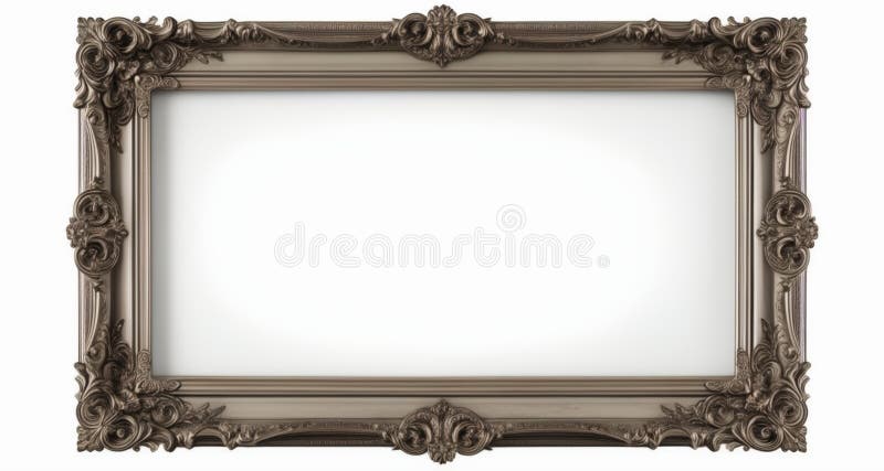 Elegant Empty Frame, Ready for Your Masterpiece Stock Illustration ...