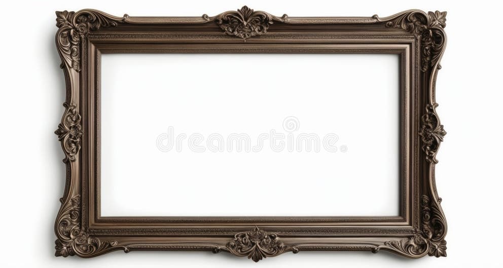 Elegant Empty Picture Frame, Ready for Your Masterpiece Stock ...