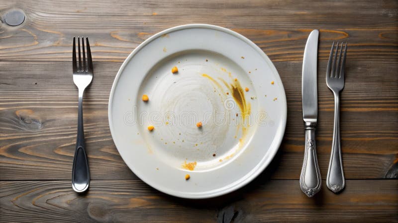 Elegant Empty Place Setting a Glimpse of a Refined Meals Enduring Grace ...