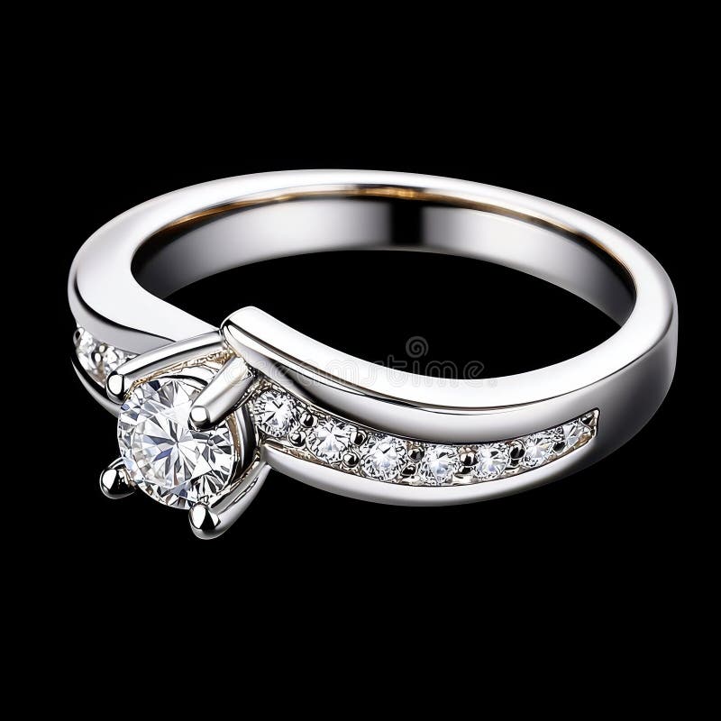Elegant Engagement Ring Featuring Exquisite Diamond and Impeccable ...