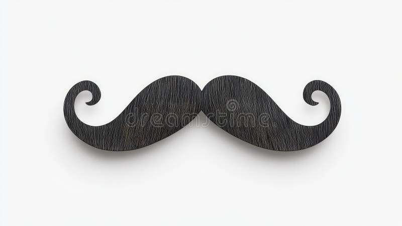 Elegant English Mustache Design Element Stock Illustration ...