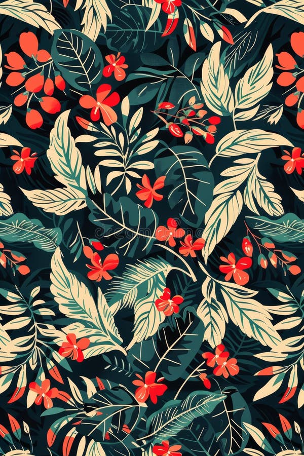 Elegant Evergreen Pattern Design, a Timeless Trend that Captivates with ...