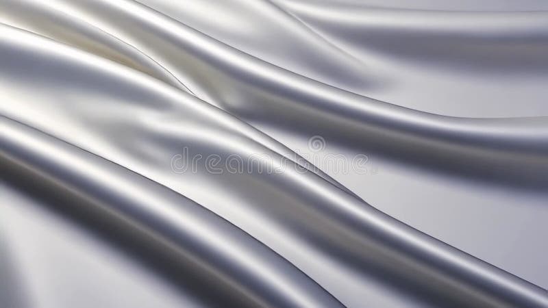 Elegant Fabric Flow and Movement in Metallic Textures Stock Video ...