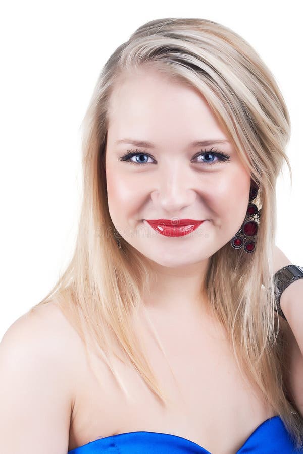 Elegant Fashion Woman Face Portrait Stock Image - Image of attractive ...