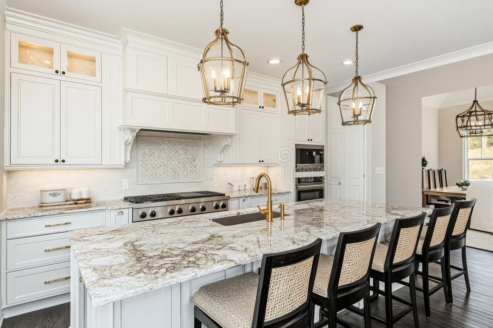 Elegant Features and Stylish Decor Define the Modern Kitchen Interior ...