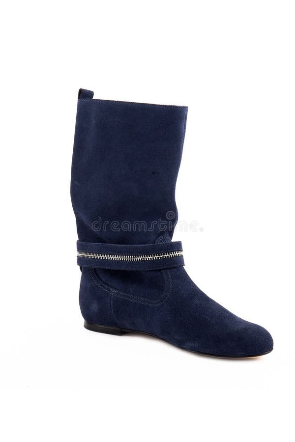 Elegant Female Boots Isolated Stock Photo - Image of graceful, shoes ...