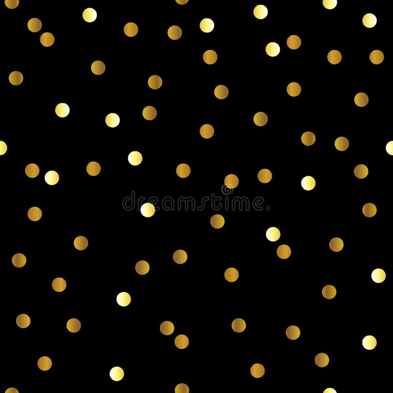 Elegant Festive Gold Dot Pattern Design Background Stock Vector ...