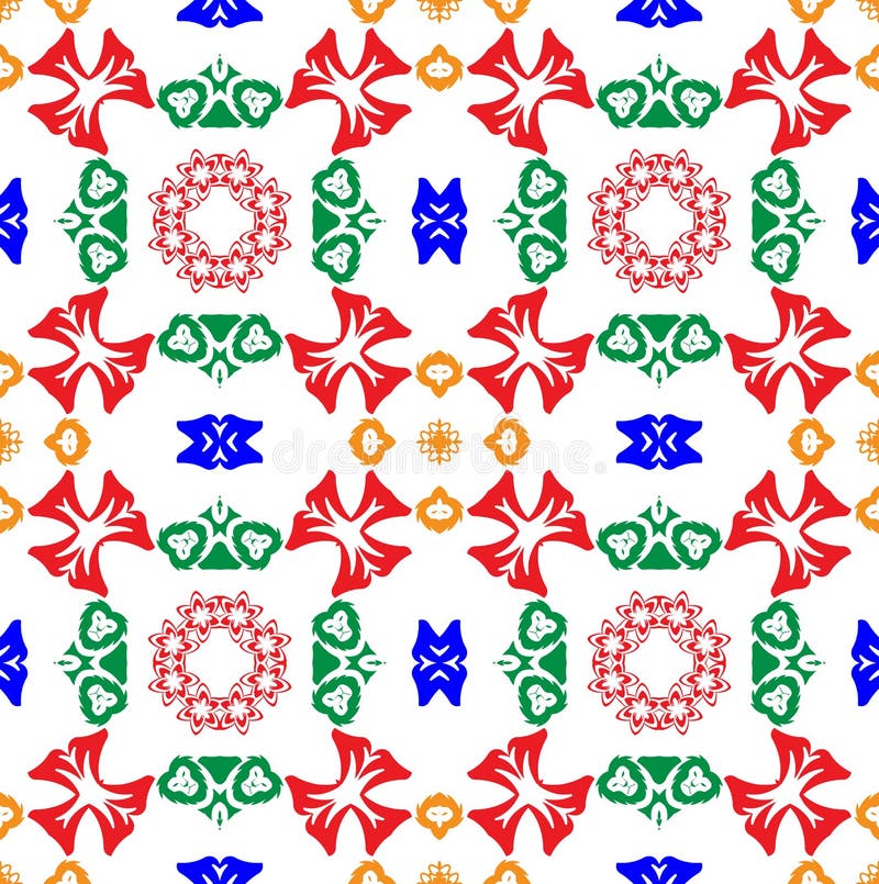 Abstract Floral Nice Pattern Type Textile Design 8 Stock Vector ...