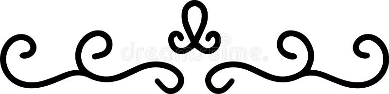 This Elegant Flourish Design Creates a Sophisticated Horizontal Border ...