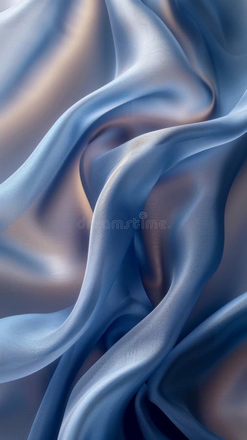 Elegant Flow of Sheer Fabric: Smooth Ripples and Soft Textures in ...