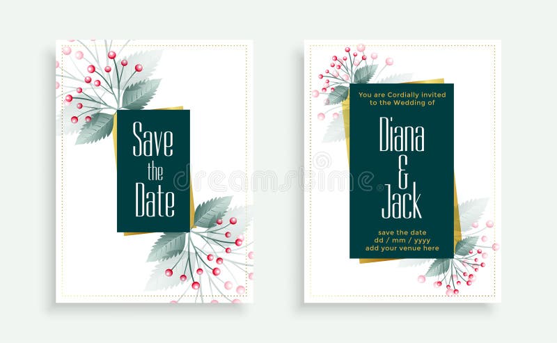Wedding Program Template Stock Illustrations – 250 Wedding Program ...