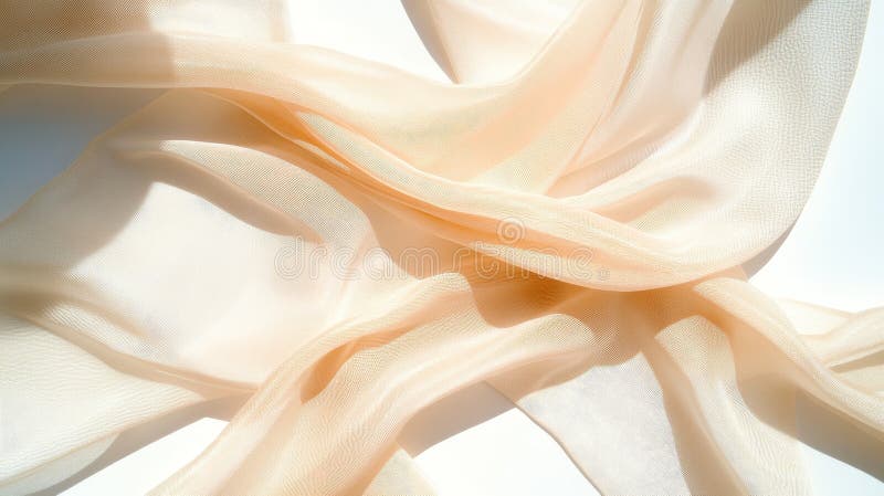 Soft Draped Beige Fabric Elegant Flowing Textures Stock Photos - Free ...
