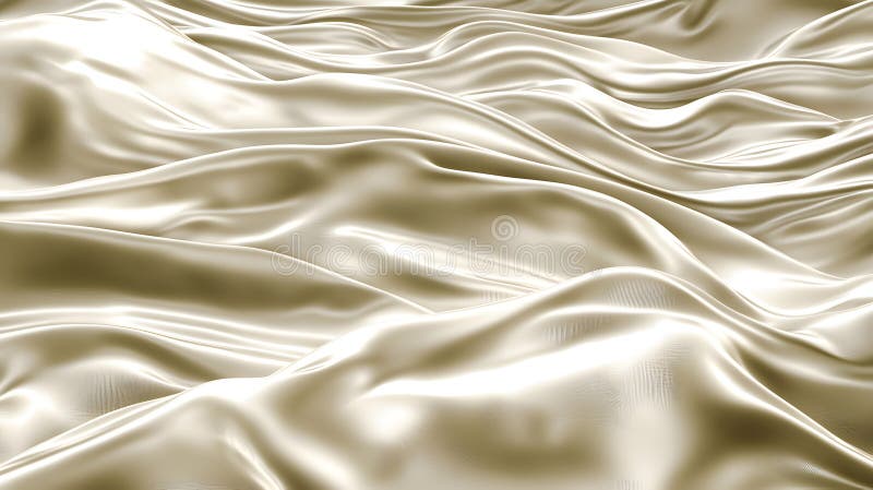 Elegant Flowing Cream Satin Fabric Texture Stock Image - Image of ...