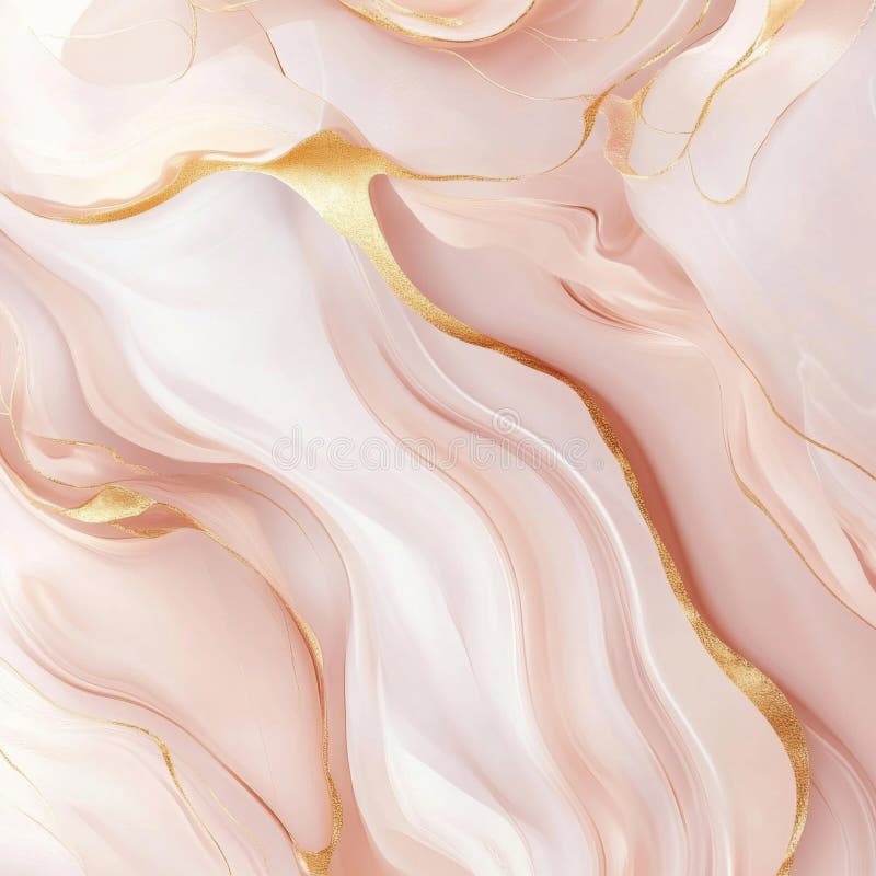 Elegant Flowing Marble Pattern with Subtle Gold Highlights and Soft ...