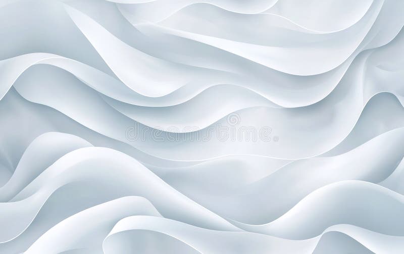 Elegant Flowing Textures in Soft White Tones Create a Serene Atmosphere ...