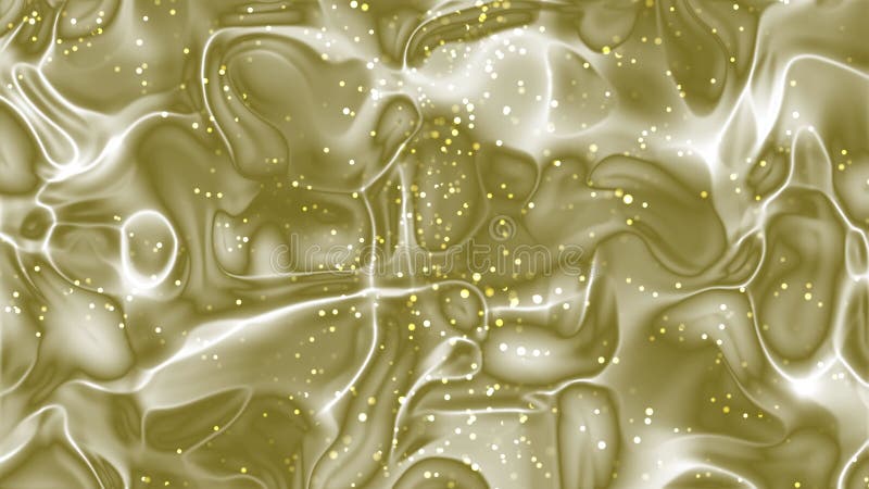 Abstract Fluid Motion with Glowing Particles Animation Stock Video ...